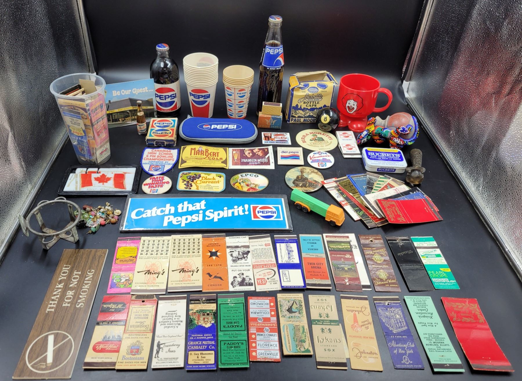 Vintage Collectibles and Match Packets