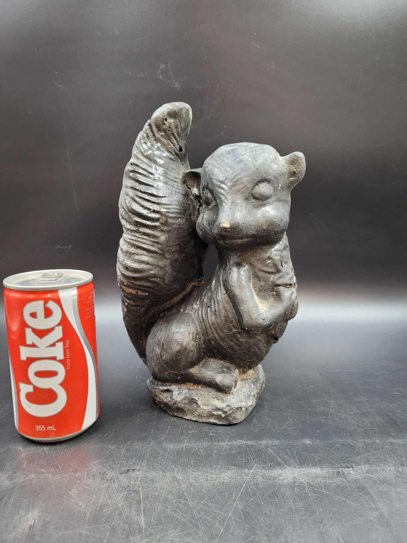 Cement Squirrel Garden Décor