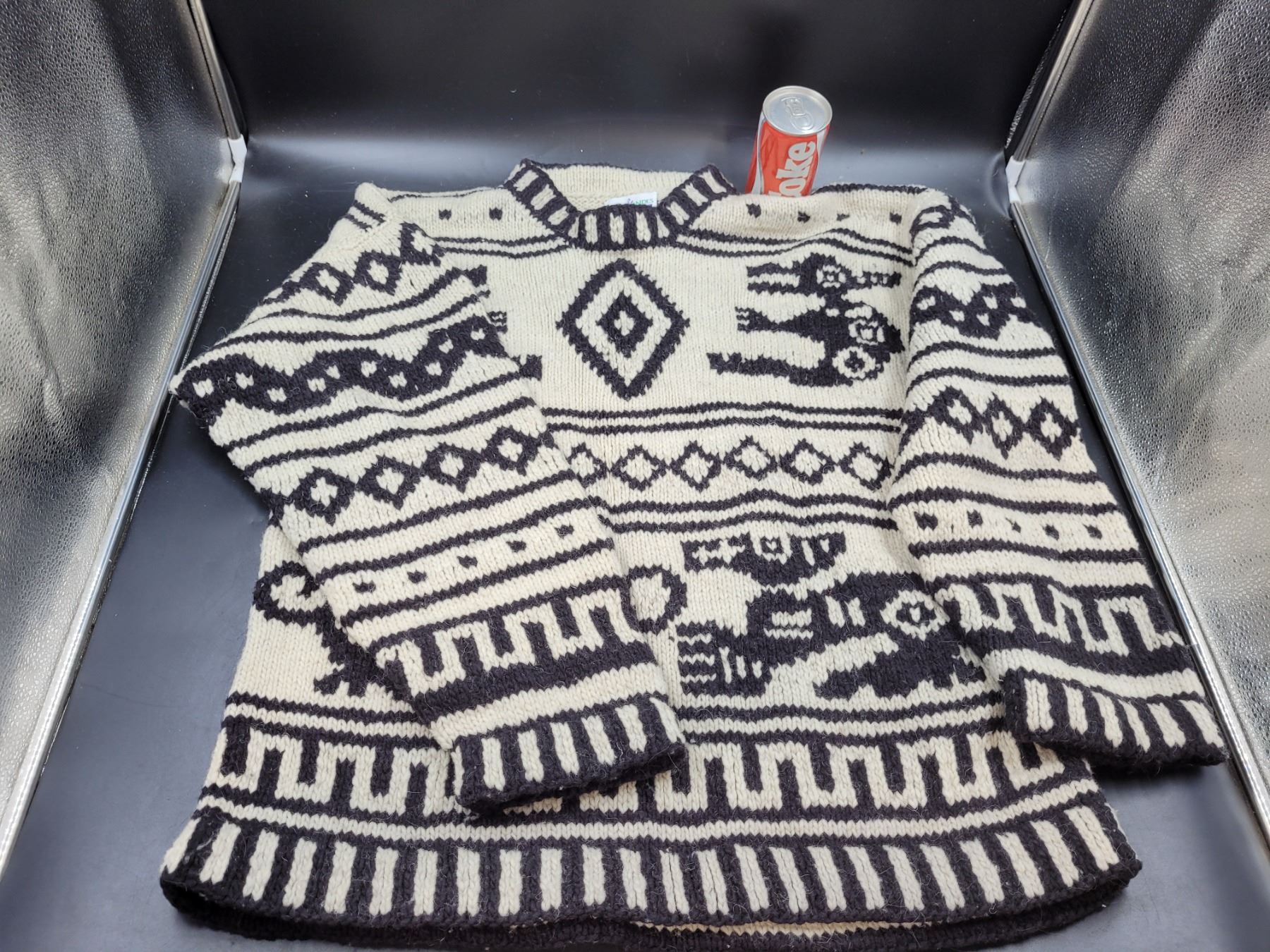 Vintage Amos & Andes Imports 100% Wool Sweater