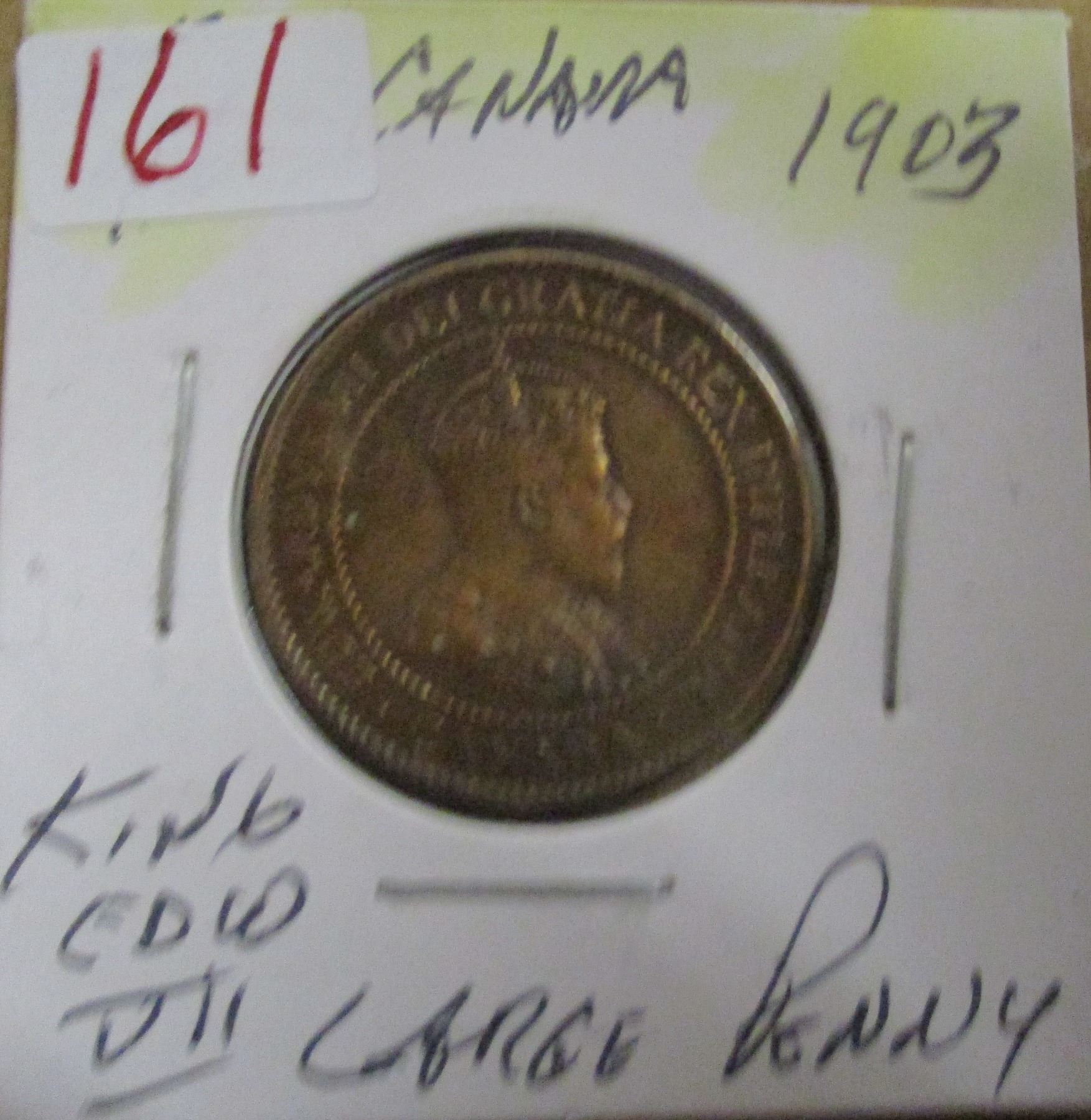 1903 CANADA KING EDWARD VII LARGE PENNY