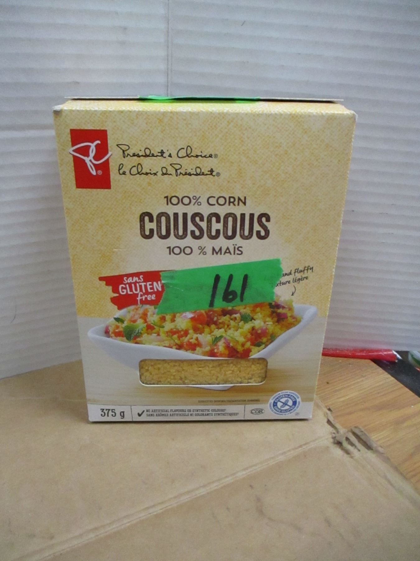 SHELF PULLS (AS IS): COUSCOUS (375G) - BOX