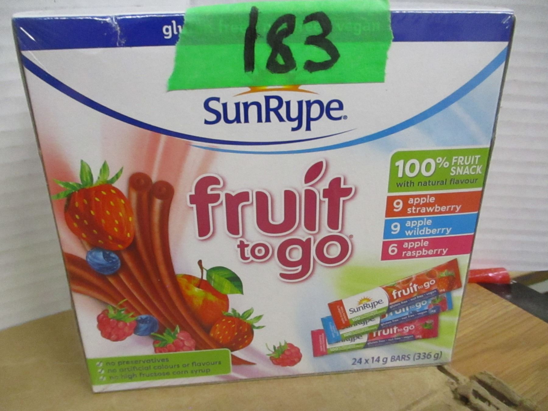 SHELF PULLS (AS IS): FRUIT TO GO (24 PACKS) - BOX