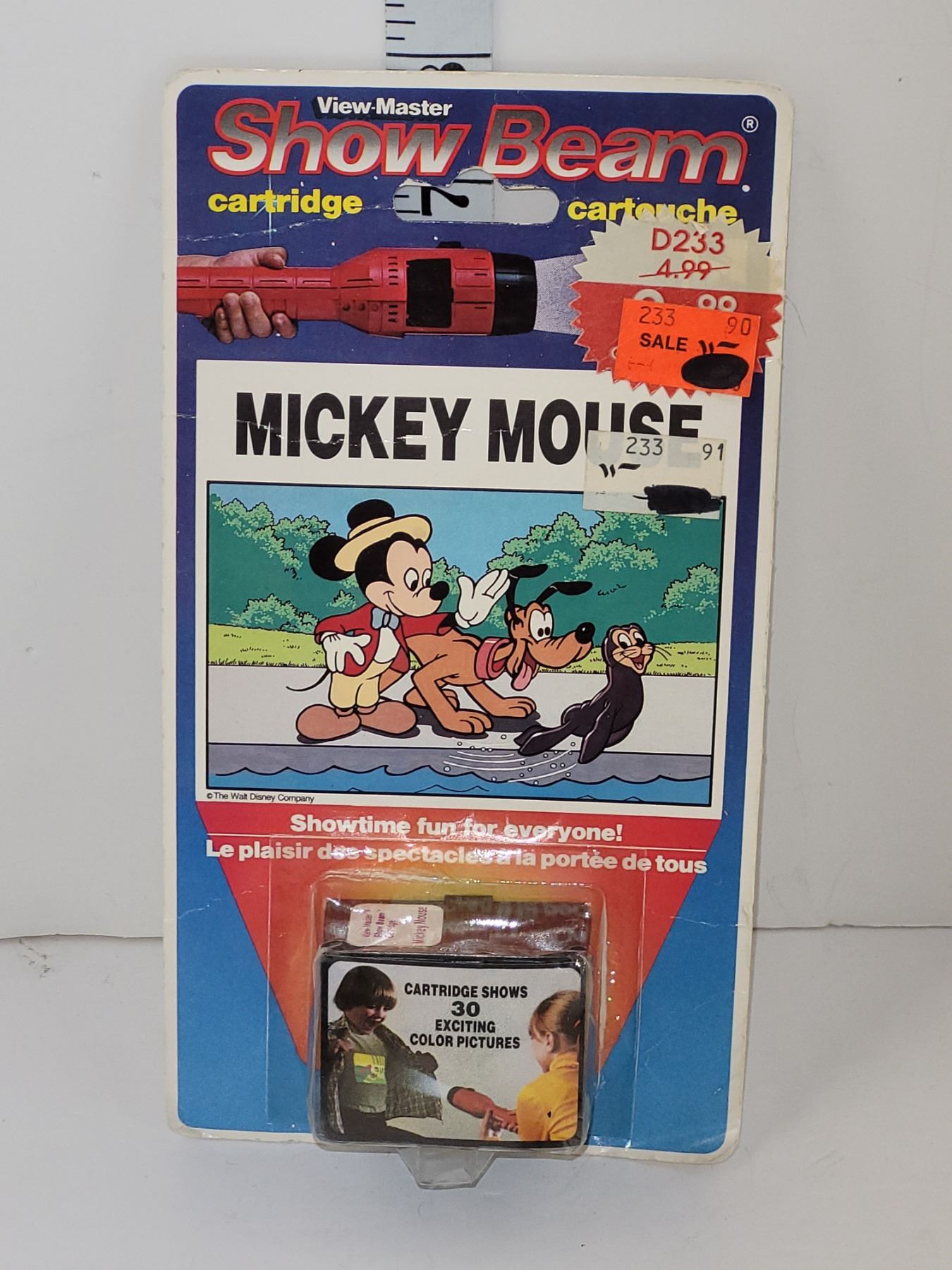 Vintage (sealed) 1989 View-Master Show Beam Cartridge Mickey Mouse