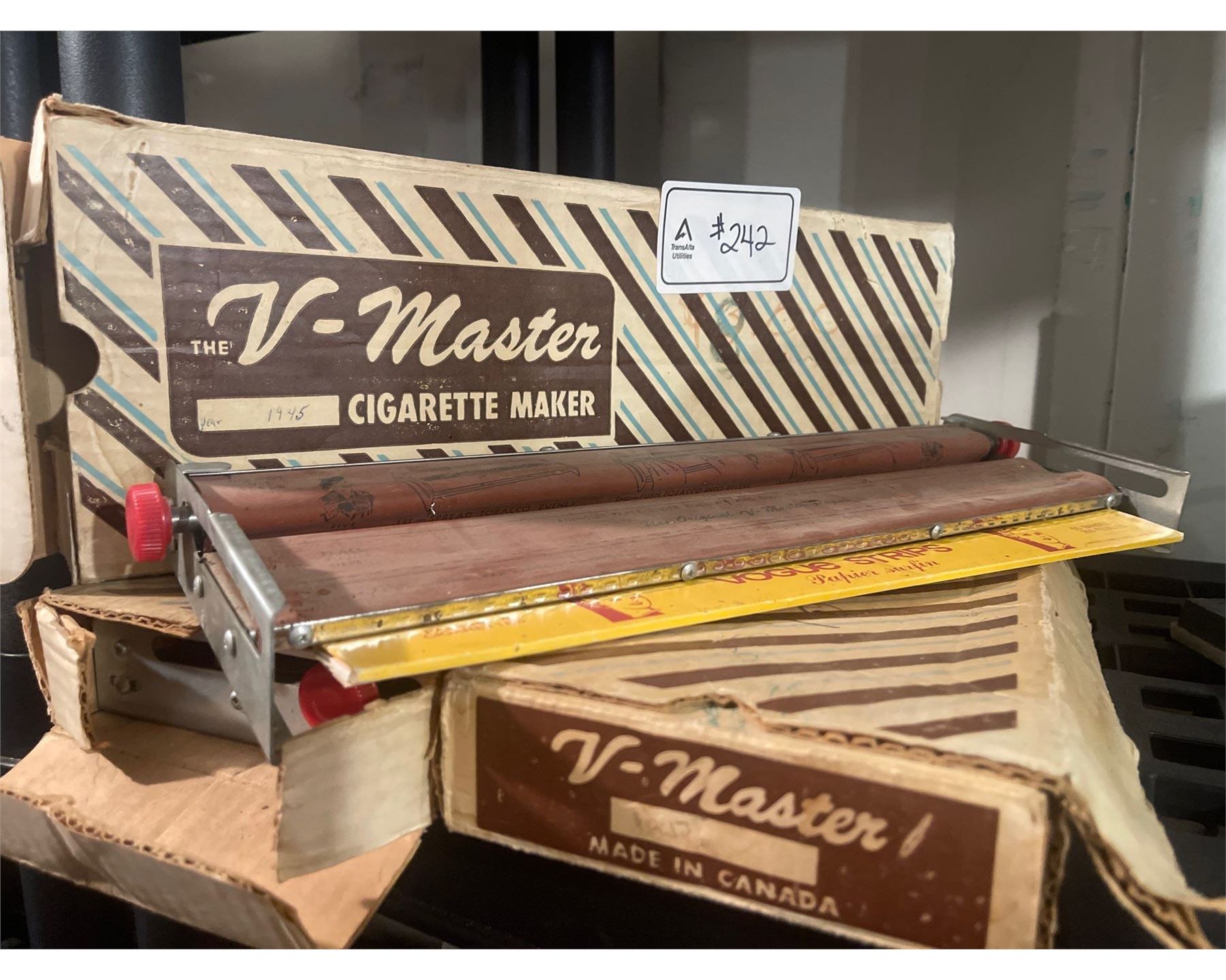 Antique V Master Cigarette Rolling Machine