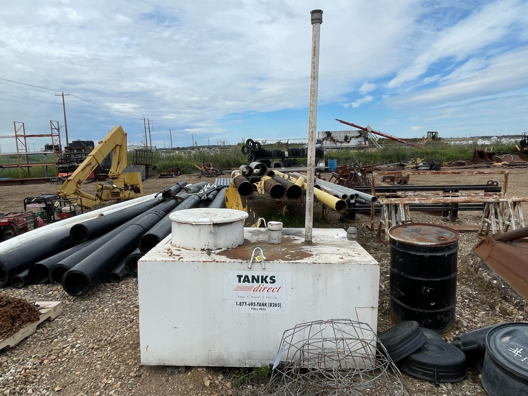 2004 NORTHERN STEEL 1250L Waste Oil Tank, 65.5"x48"x32"(without vent ...