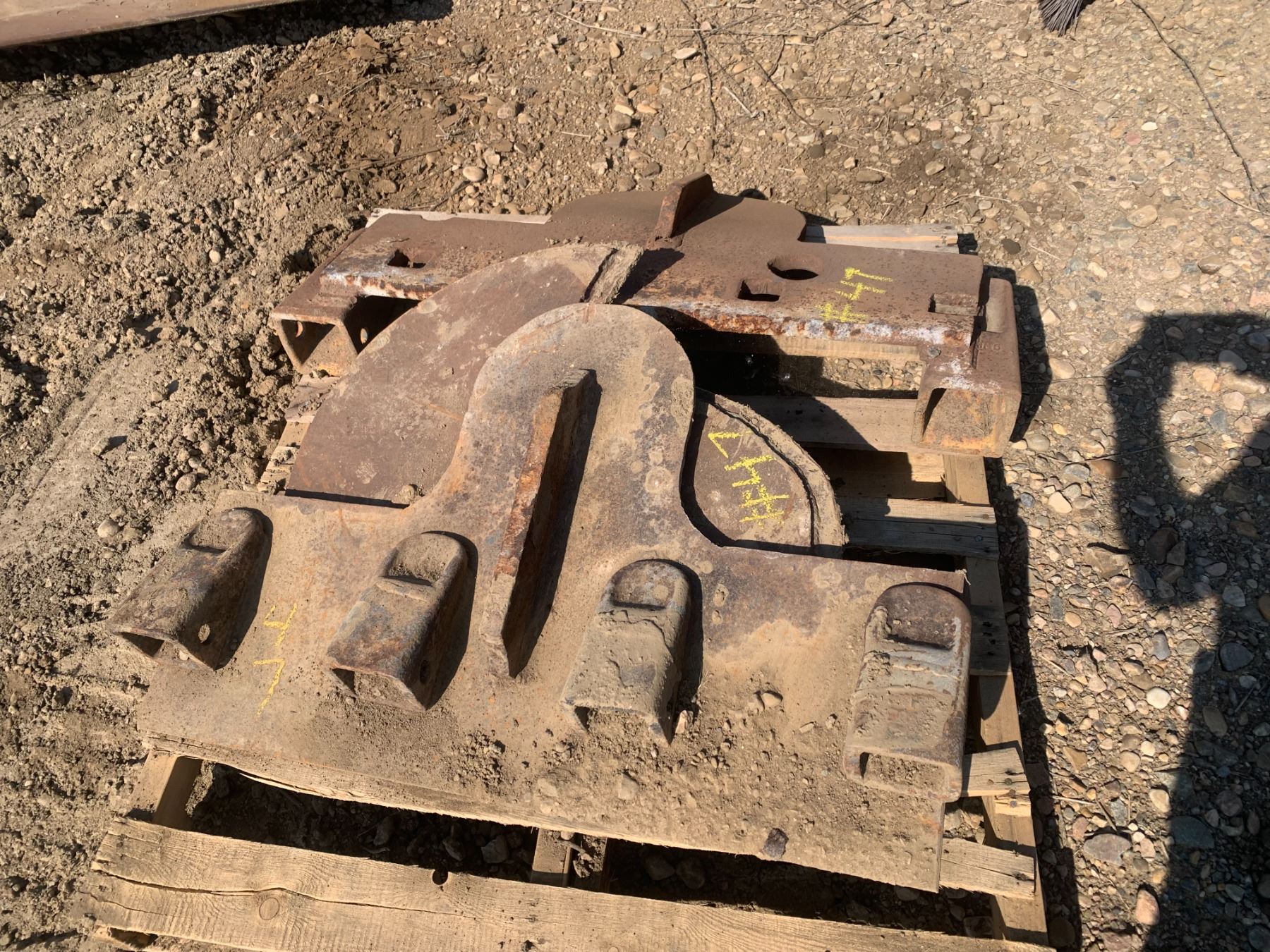 Three Pipe Laying Spoons for excavator bucket