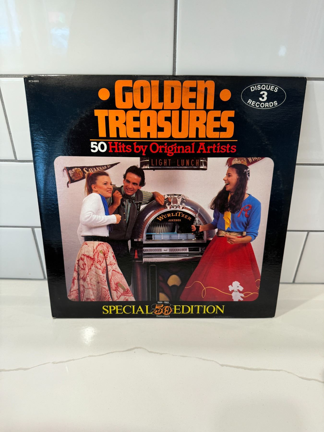 Golden treasures 50 hits by original artists record