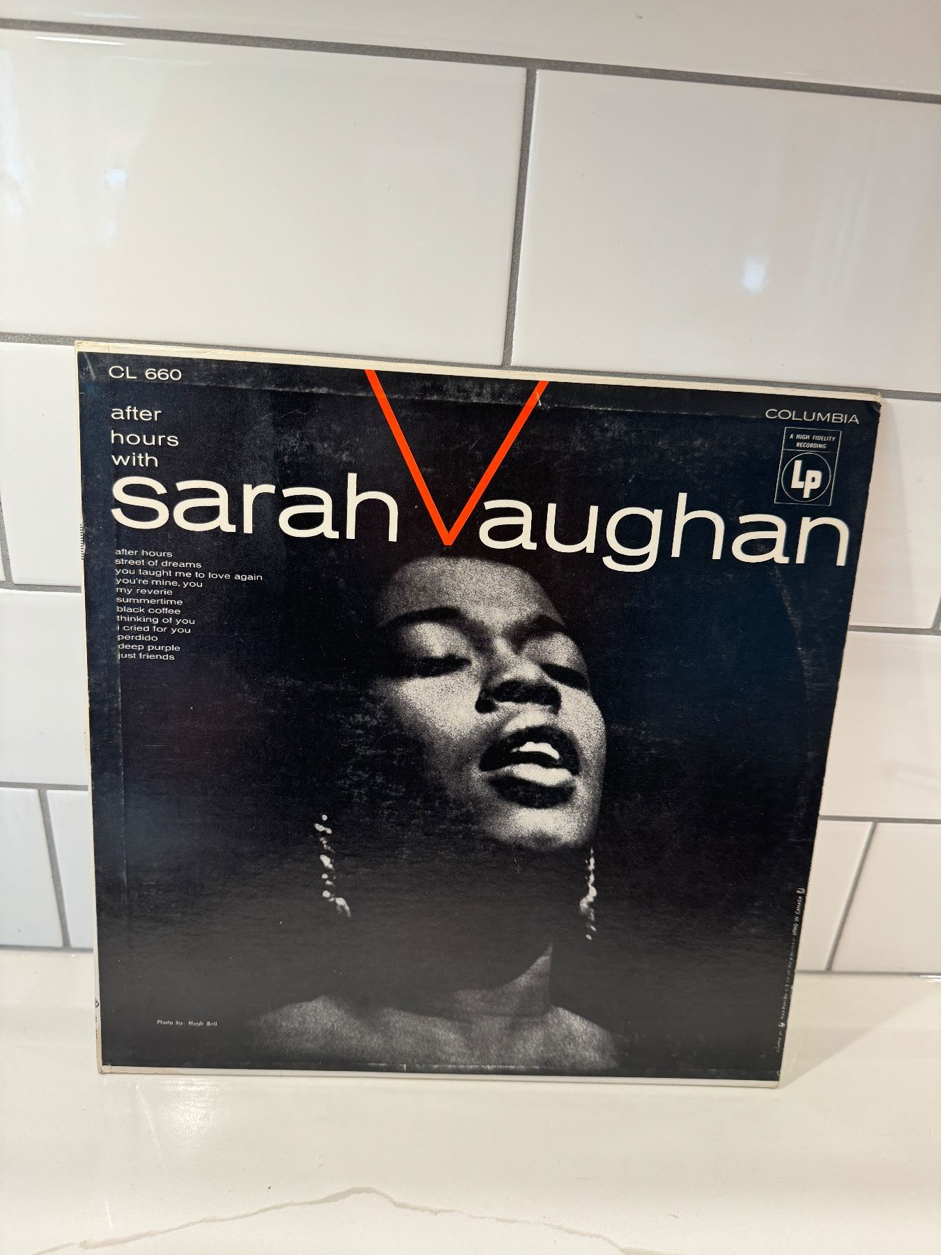 After hours with Sarah Vaughan record