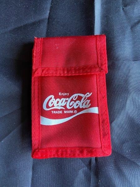 Vintage Coca Cola Velcro Pouch