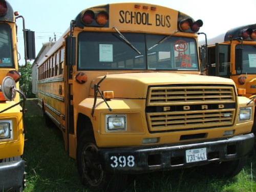 1982 FORD SCHOOL BUS/71 PASSENGER/THOMAS/AUTOMATIC/GAS ENGINE-370-2V ...