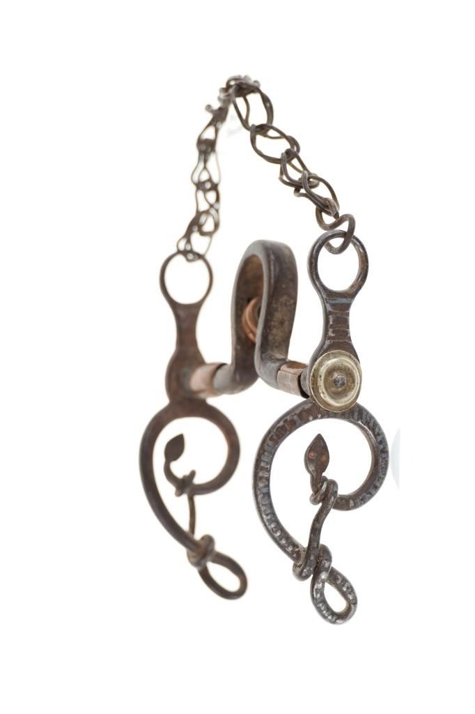 Ca. 1820's Spanish Colonial Rattlesnake Forged Bit