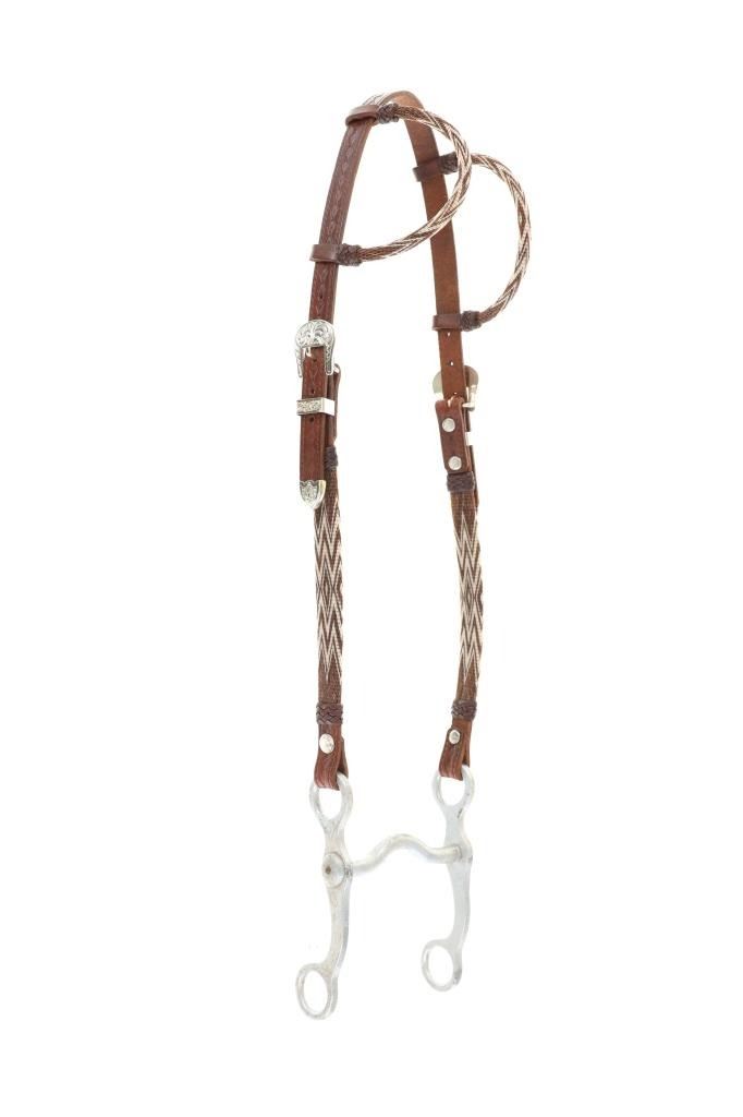 Deer Lodge Prison Hitched Headstall & Crockett Bit