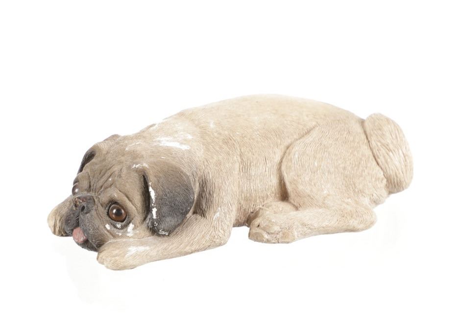 Sandicast Handcast & Hand Painted Pug Figure