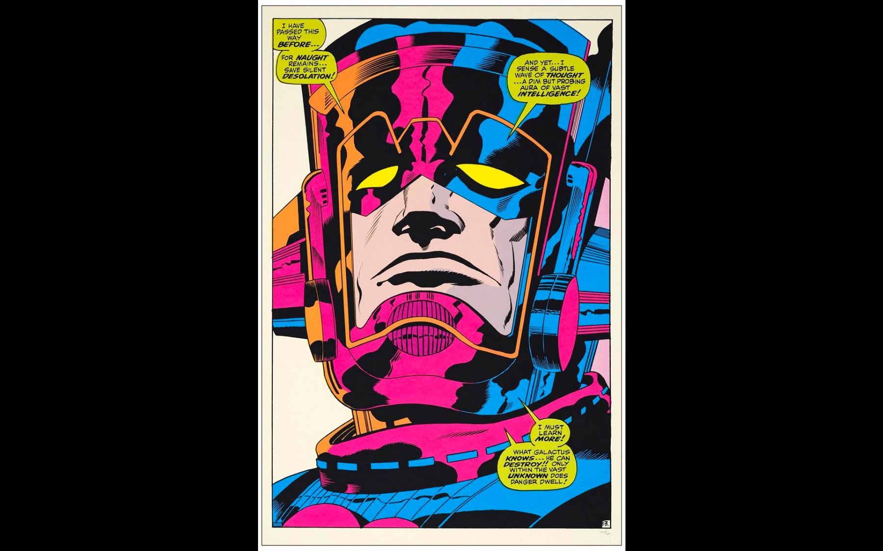 MIGHTY THOR #160: WHAT GALACTUS KNOWS... - Limited Edition Screen Print ...
