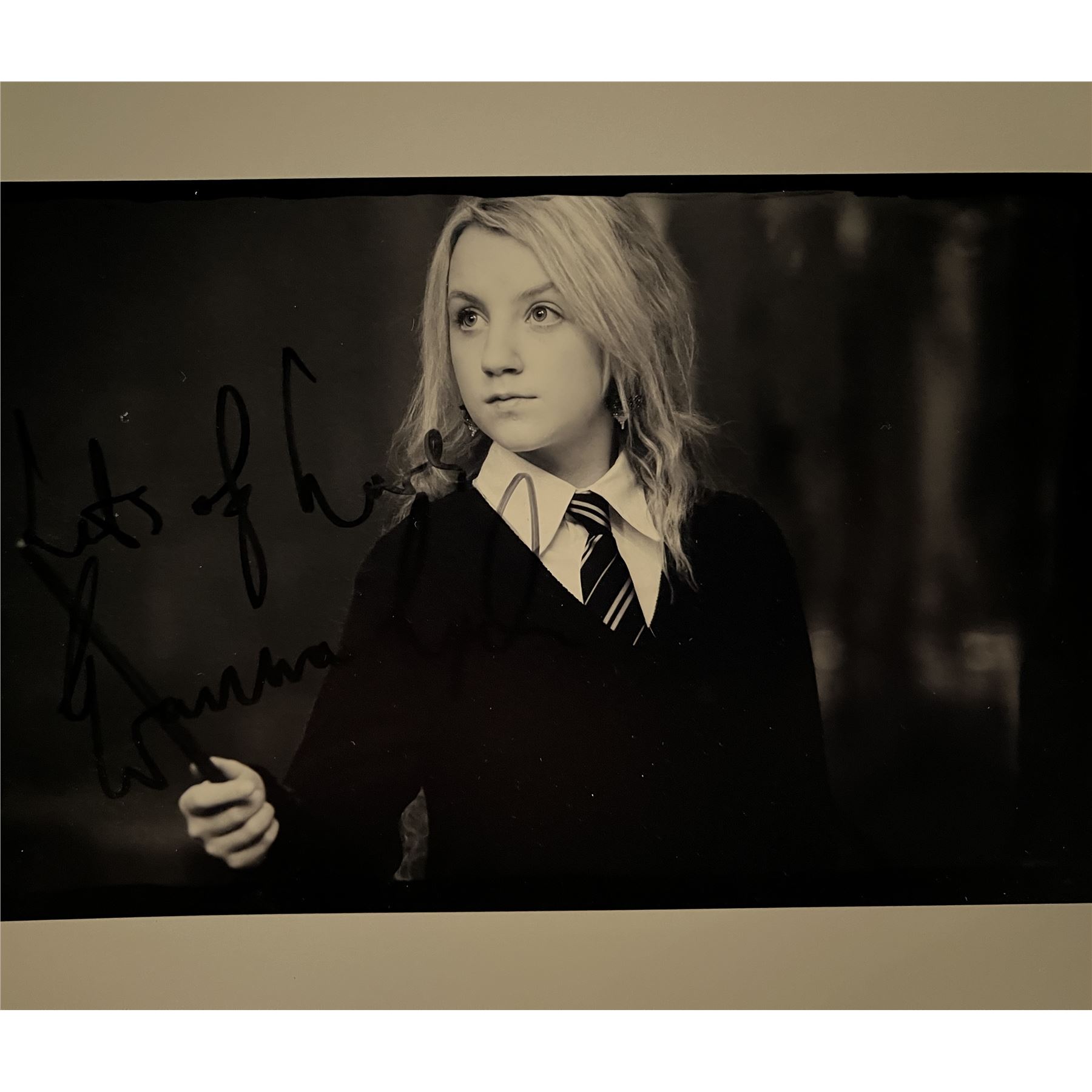 Harry Potter Emma Watson Signed Photo