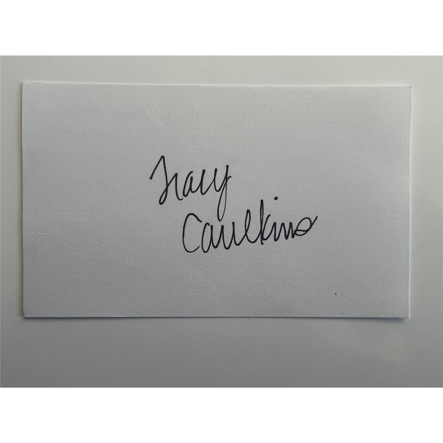Olympic Swimmer Tracy Caulkins Original Signature - Test Site