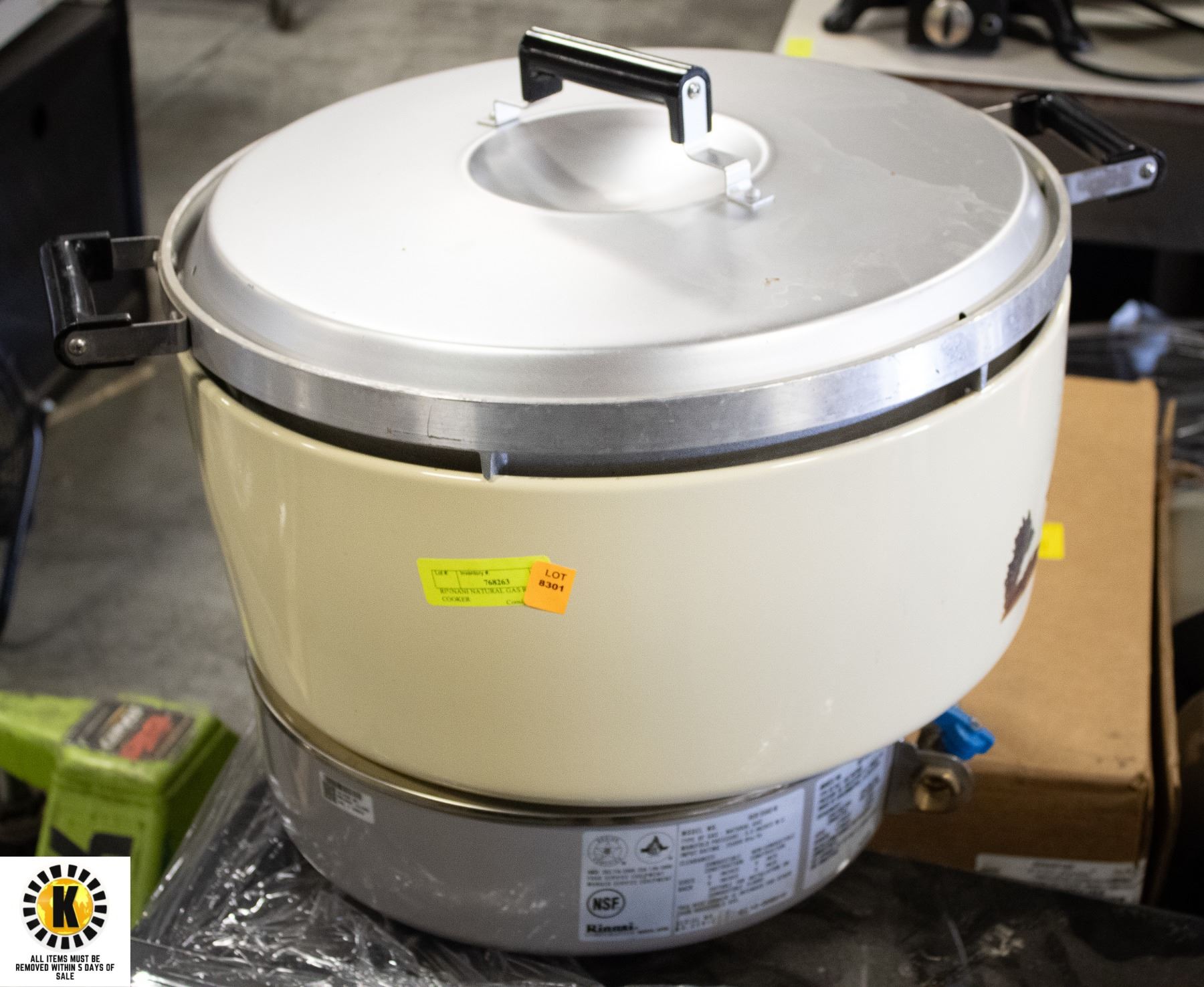 RINNANI NATURAL GAS RICE COOKER