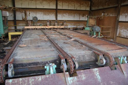 LOG TRANSFER DECK, HEAVY DUTY, 4-STRAND, 12' X 25' W/ SUBSTRUCTURE ...