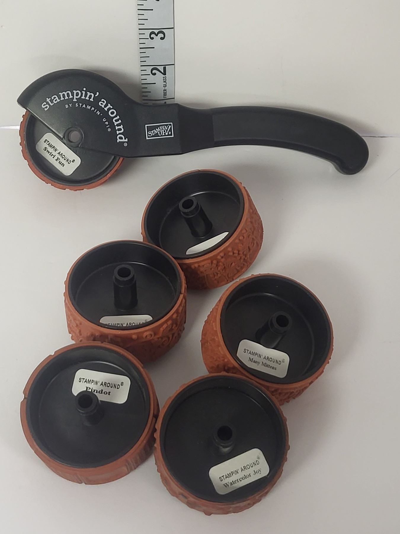 Stampin Up Roller And 6 Stamp Wheels