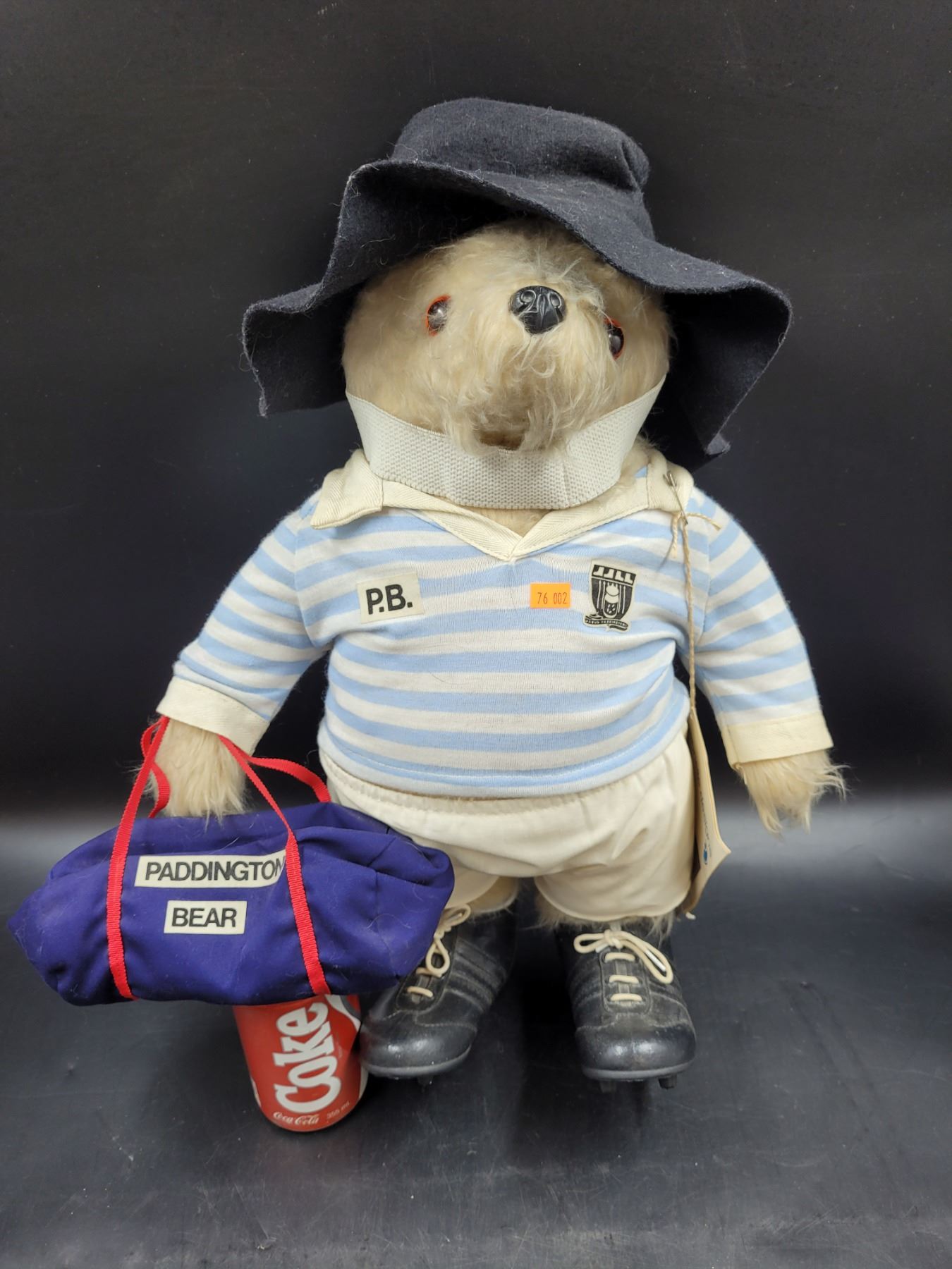Vintage Rugby Paddington Bear by Gabrielle Designs
