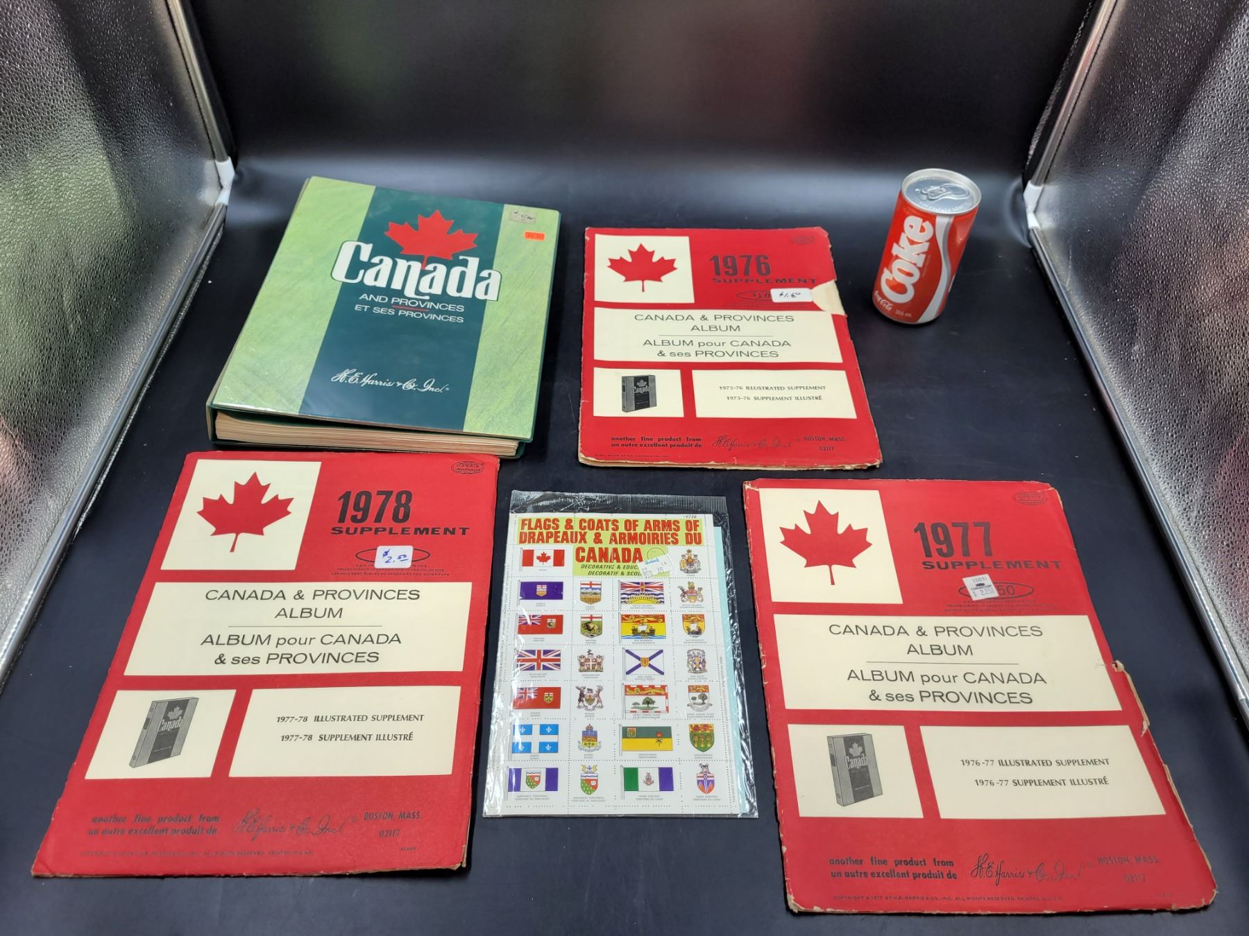 Vintage Canada & Provinces Stamp Albums