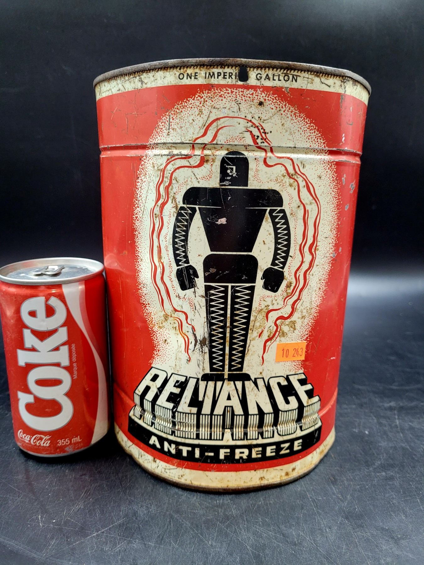 Vintage Reliance Anti-Freeze Can