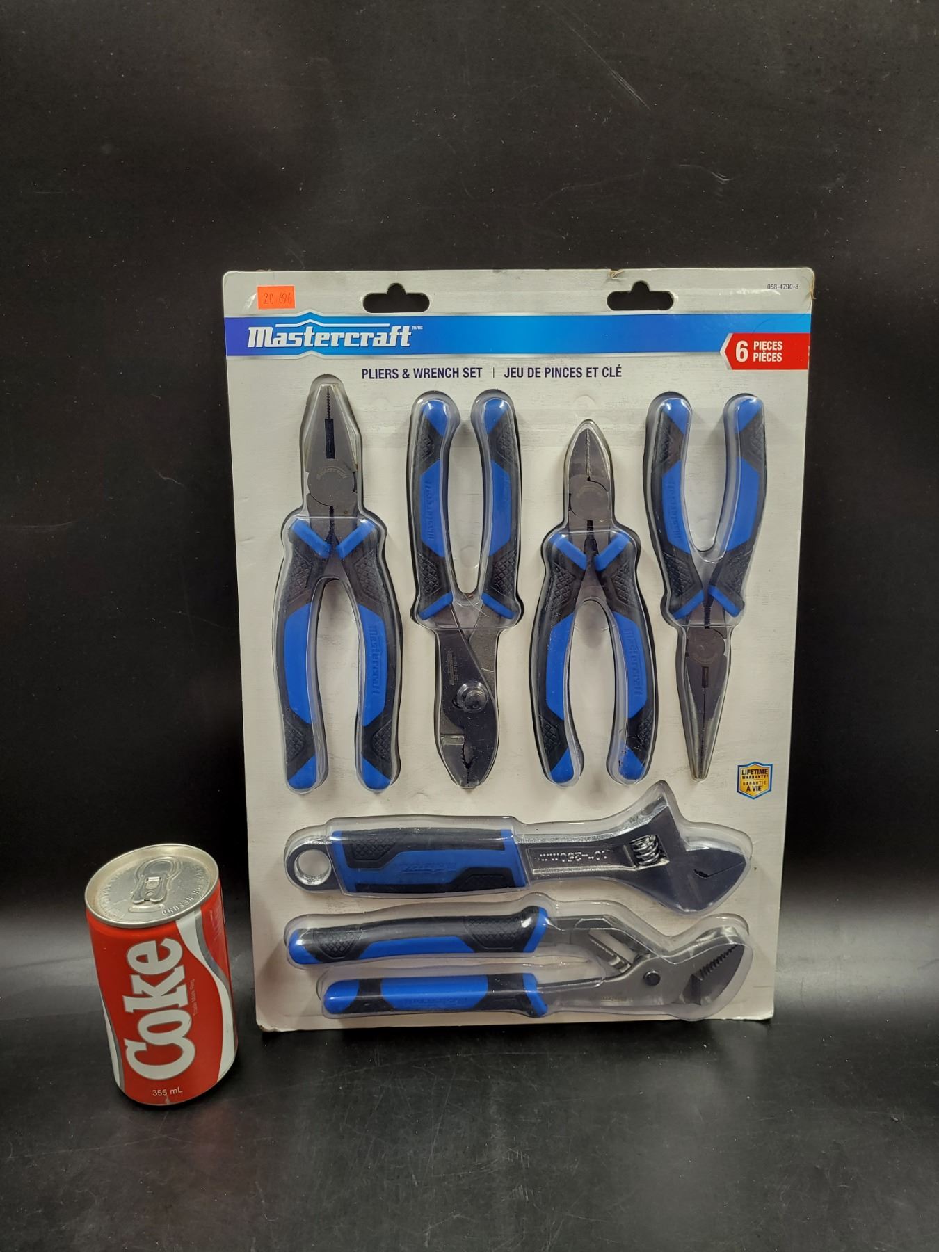 New Mastercraft 6-Piece Pliers & Wrench Set