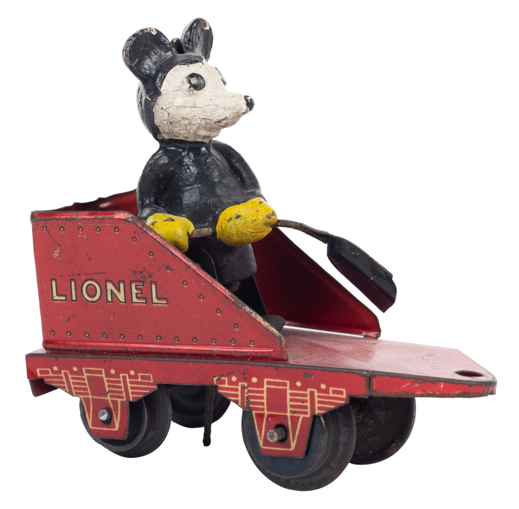 A Mickey Mouse Circus Train Stoker by Lionel. - Van Eaton Galleries