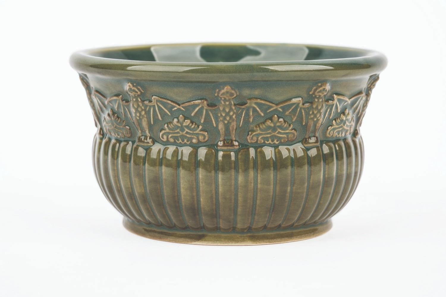 A Haunted Mansion Bat Ceramic Appetizer Bowl. - Van Eaton Galleries