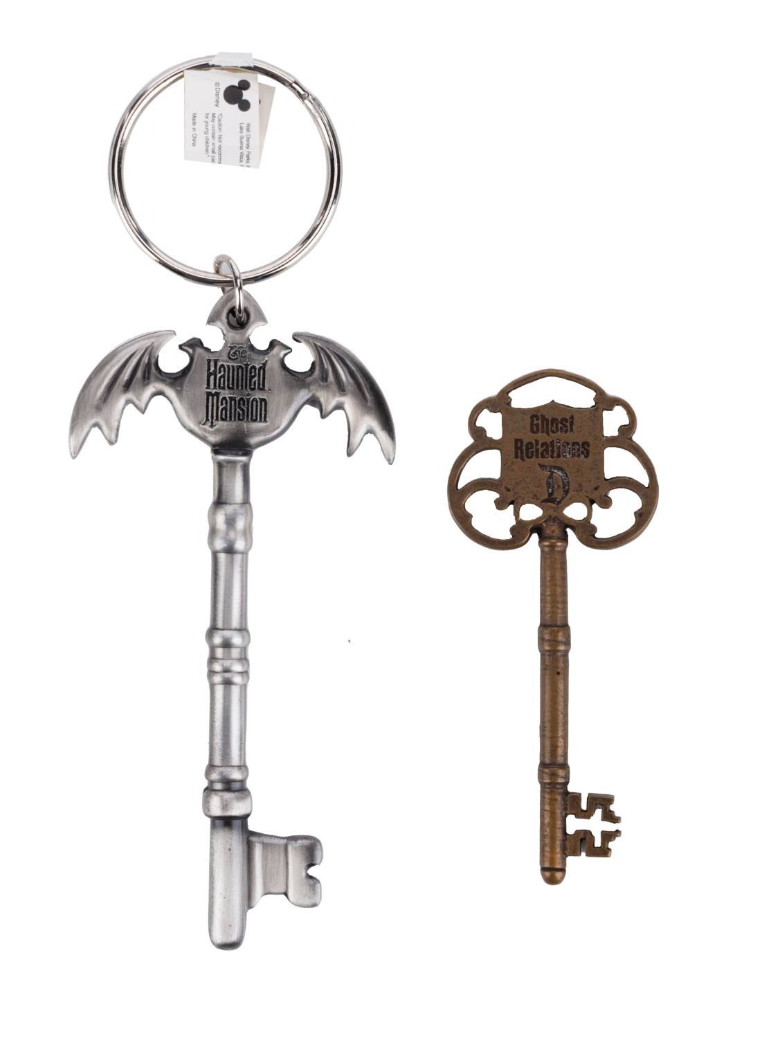 A Pair of Haunted Mansion Souvenir Keys.