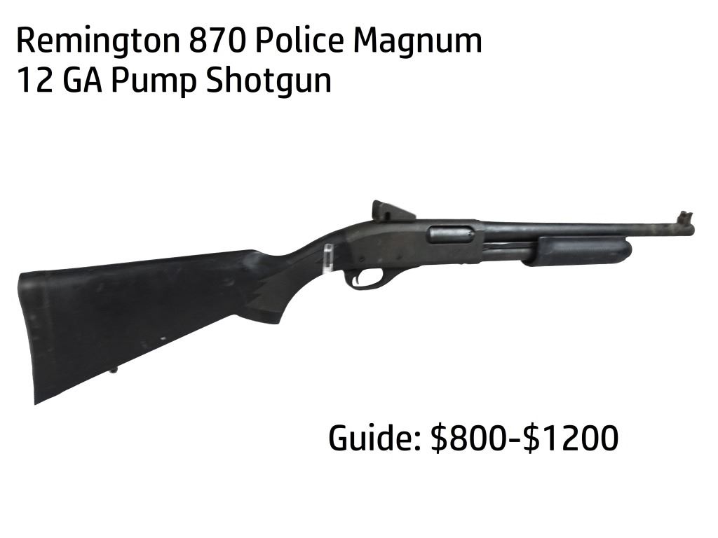 Remington 870 Police Magnum 12 GA Pump Shotgun