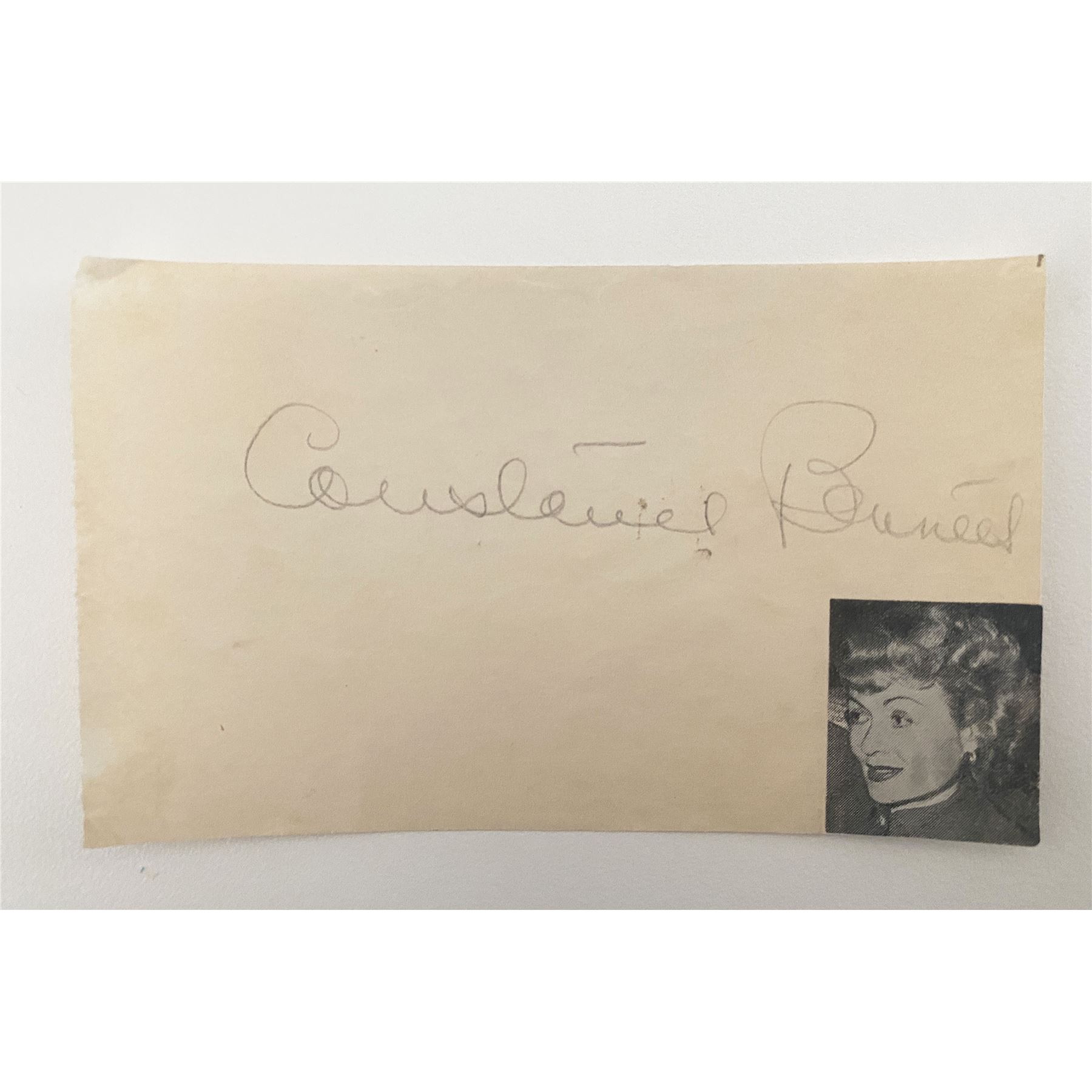 Actress Constance Bennett original signature
