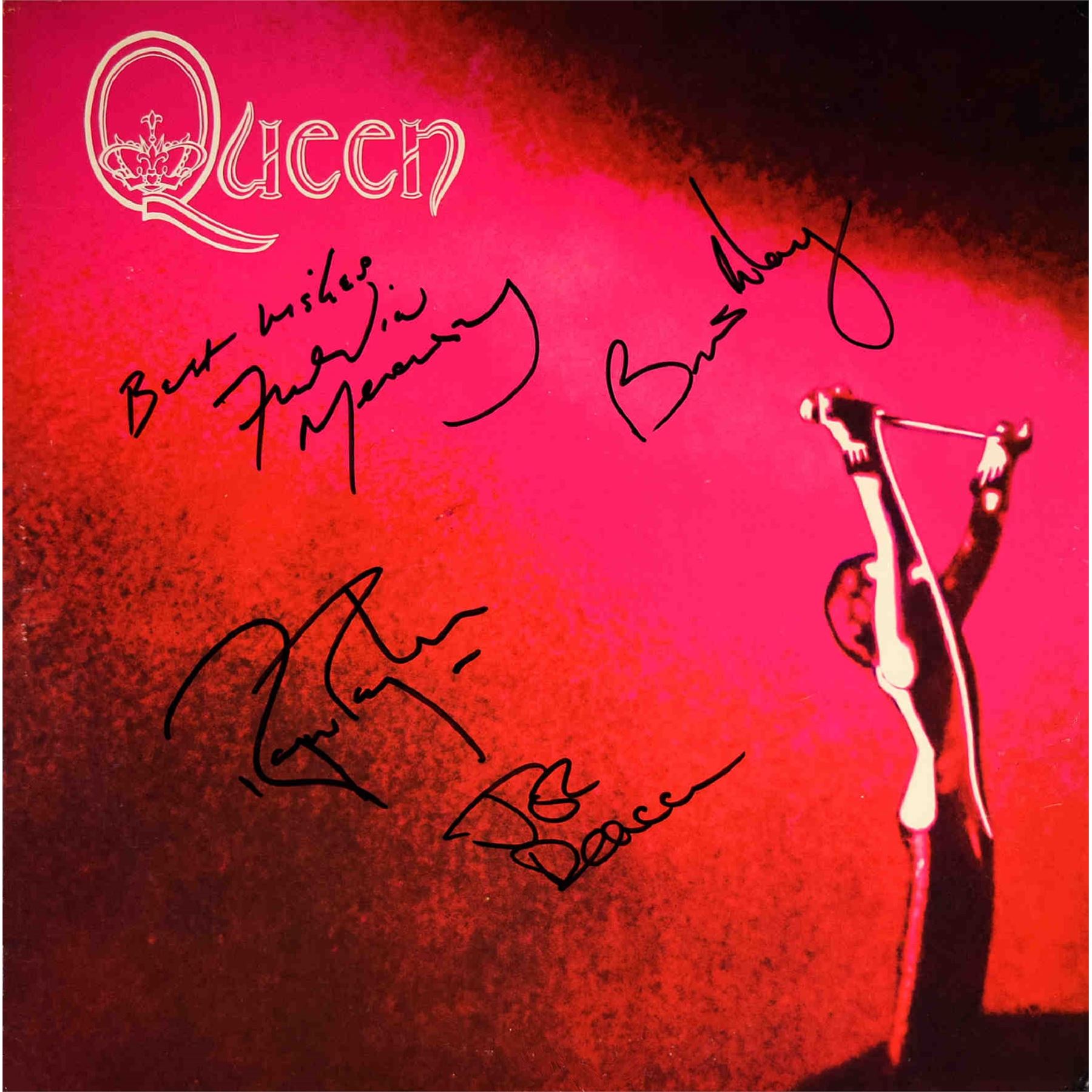 Queen signed News Of The World album