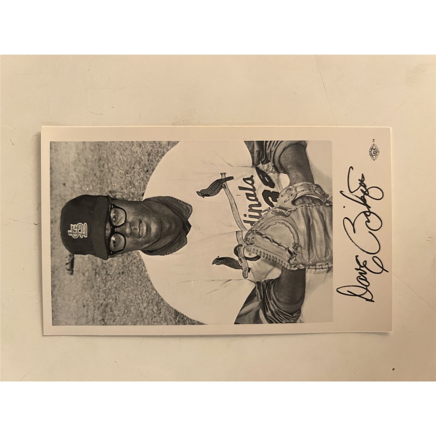 Dave Ricketts facsimile signed photo. 3x5 inches