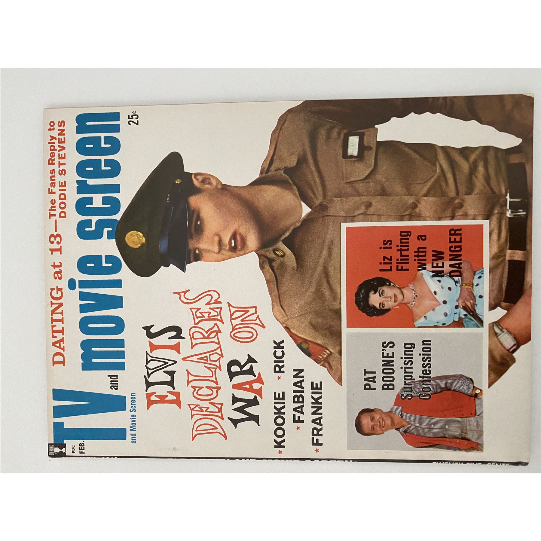 TV and Movie Screen Magazine. February 1960 Issue