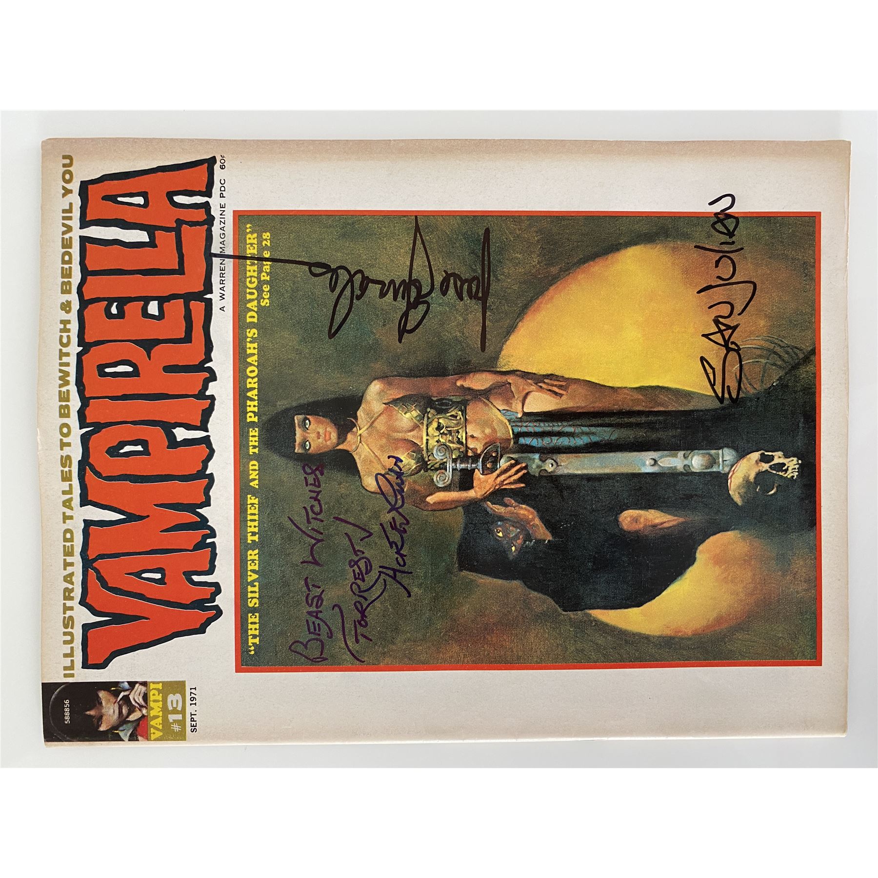Vampirella signed magazine