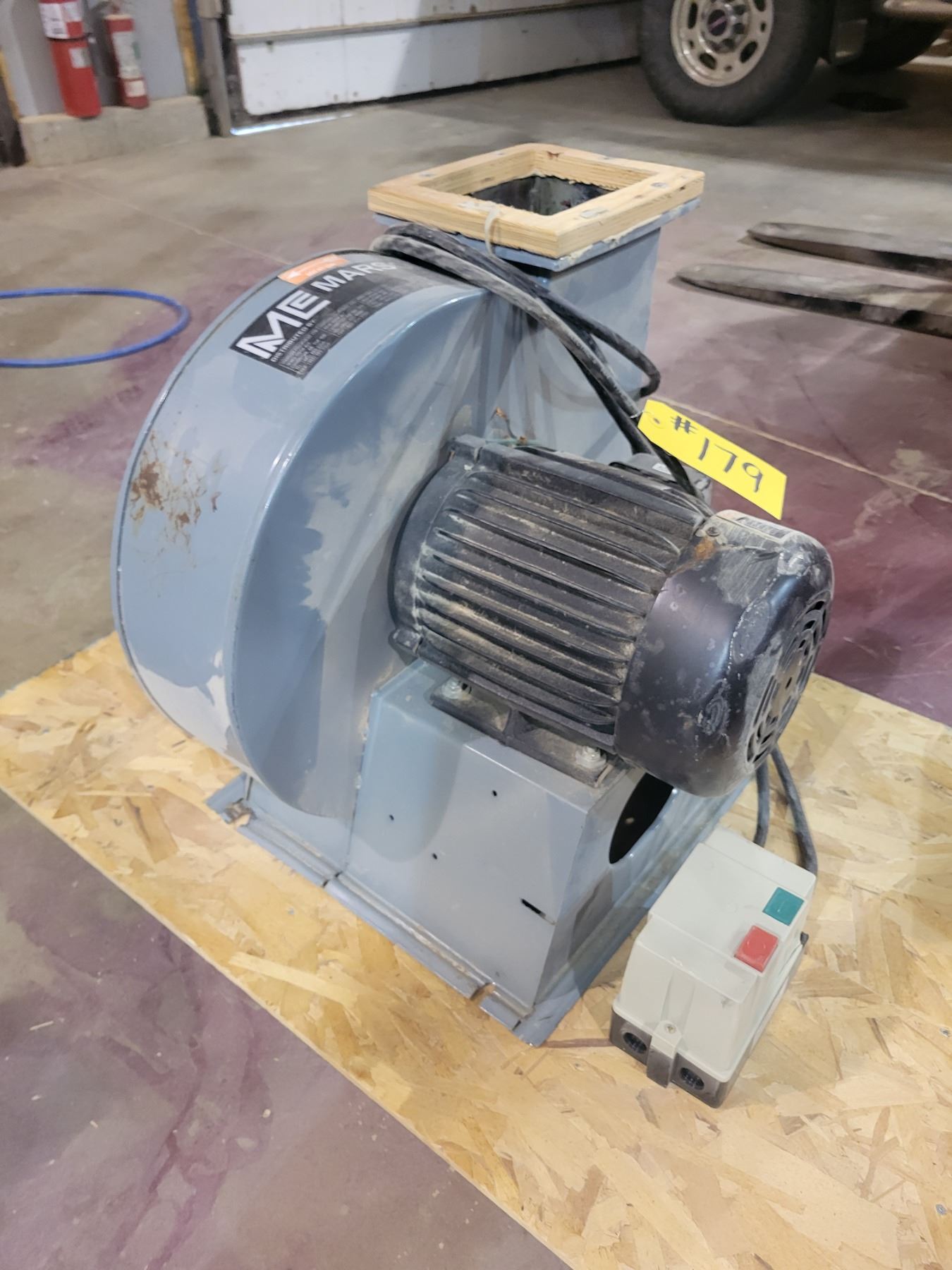 Dust Collection Blower, 5HP, 3 phase
