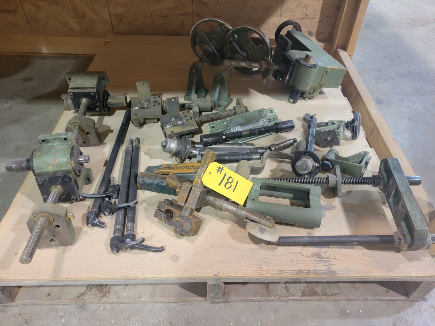 assortment of machine parts