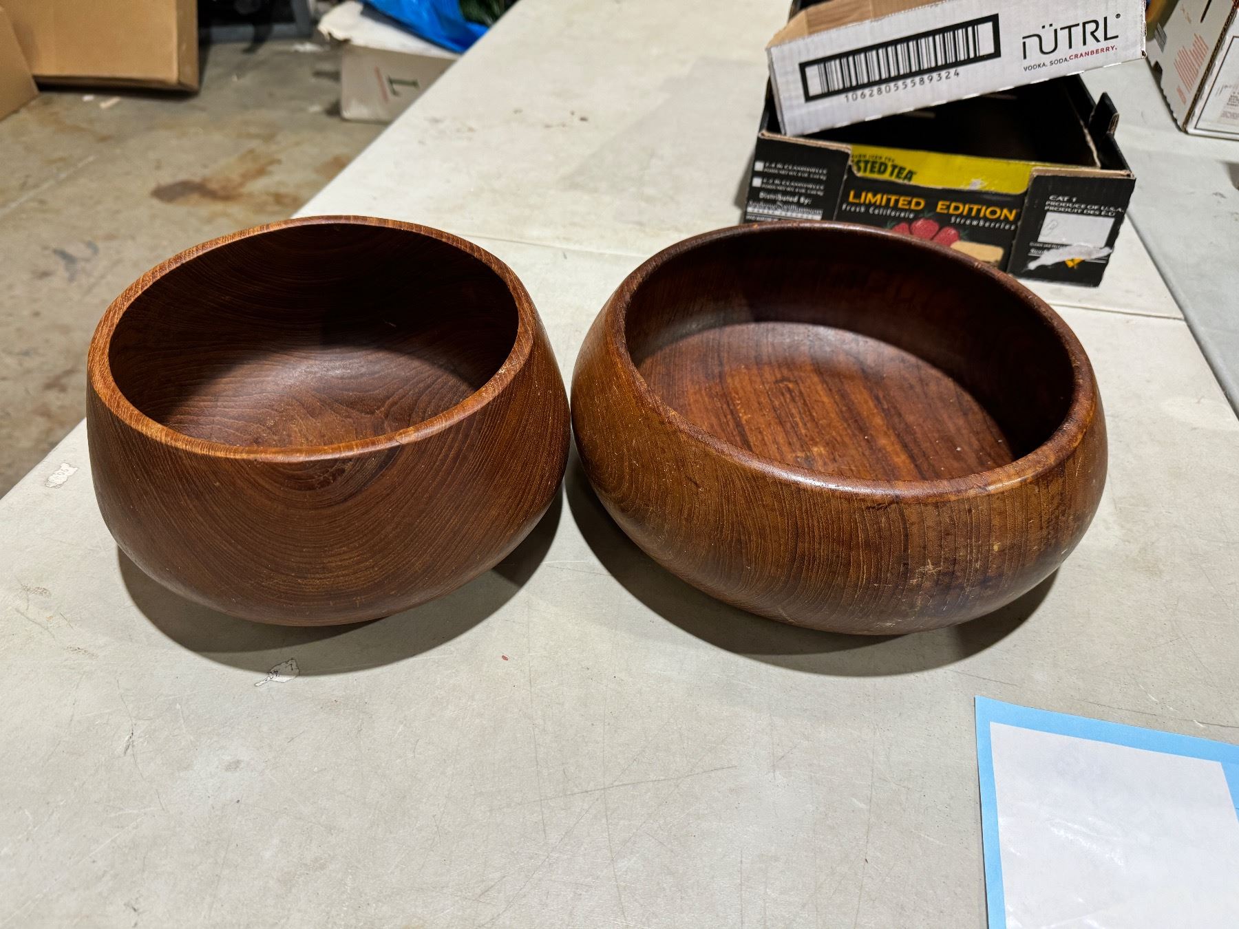 Wood bowls