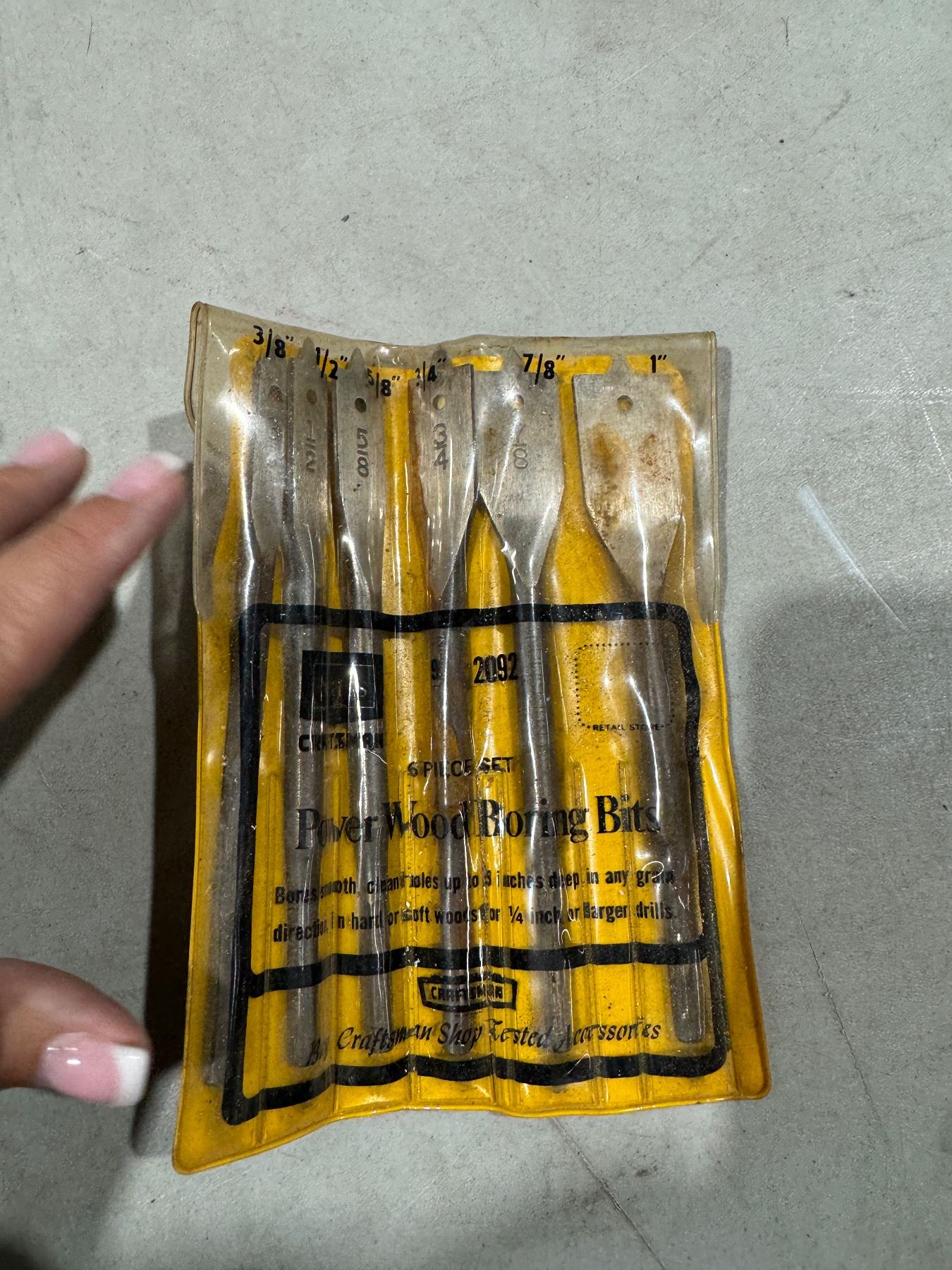 power wood, boring bits