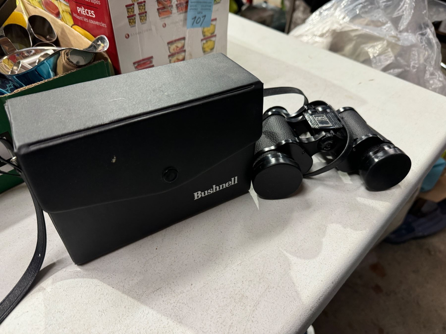 Bushnell binoculars and case