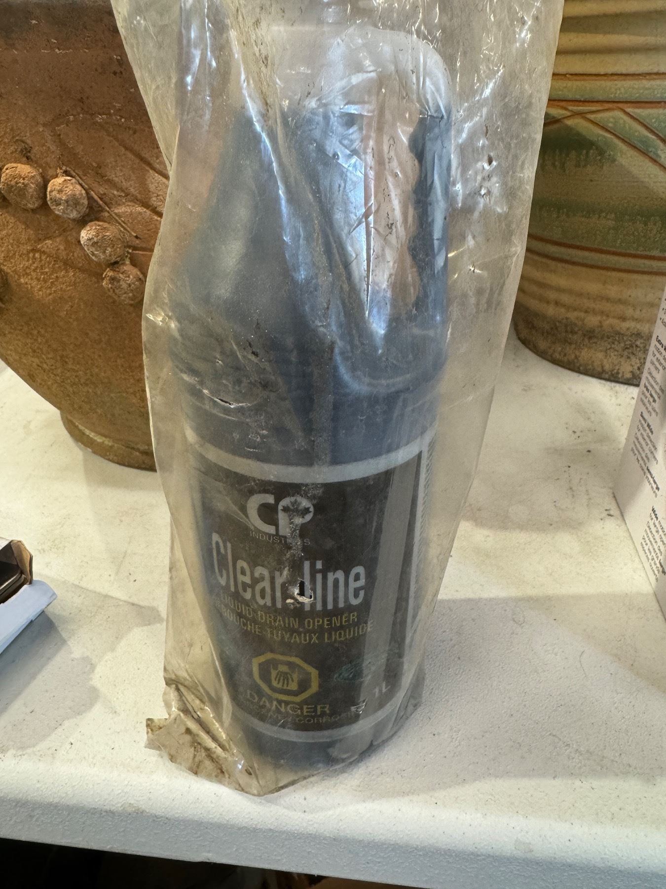 Clear line liquid drain opener