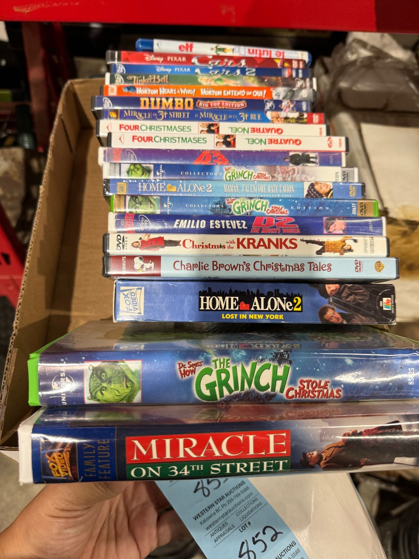 DVDs and VHS