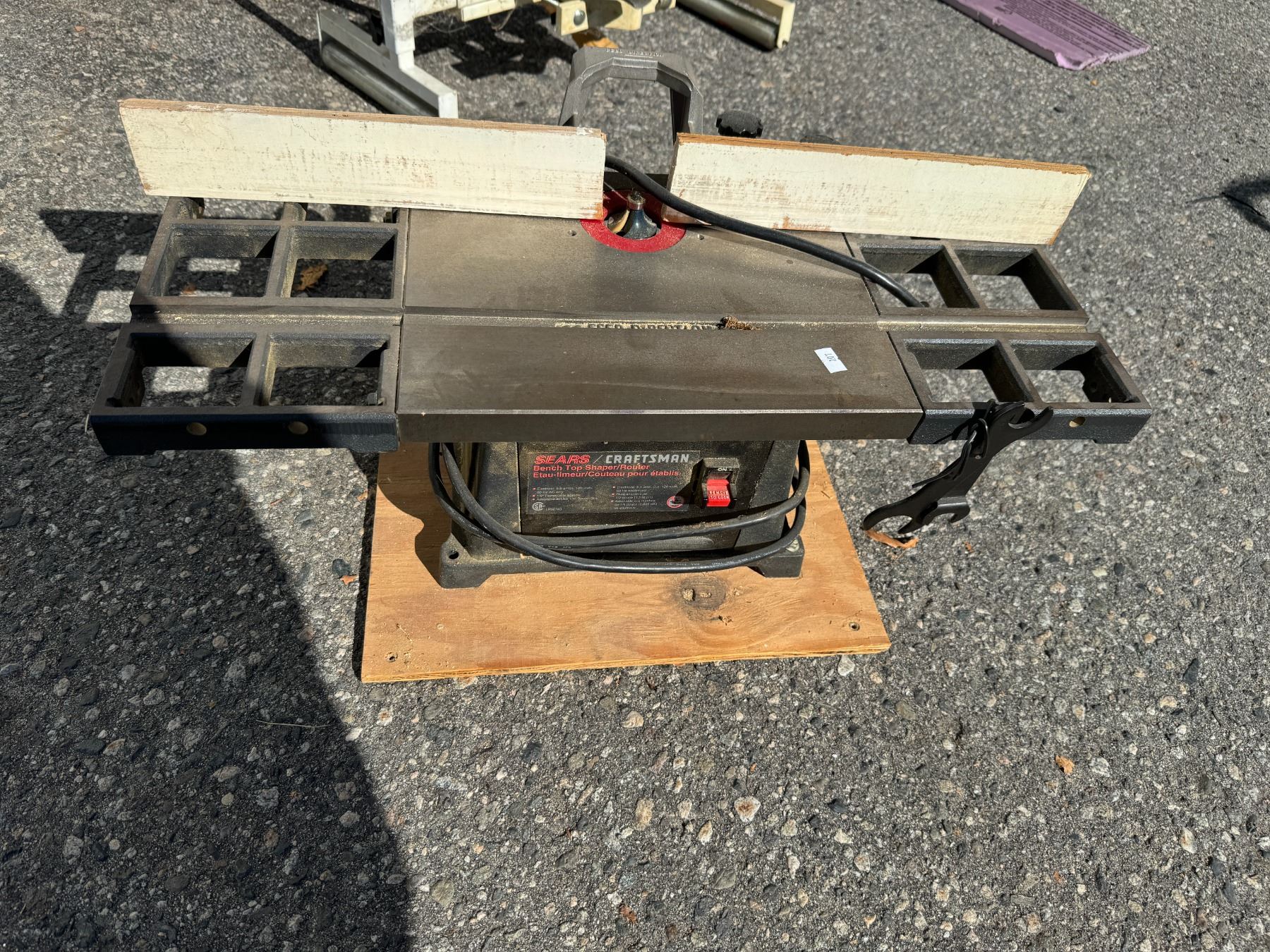 Sears/craftsman benchtop shaper router