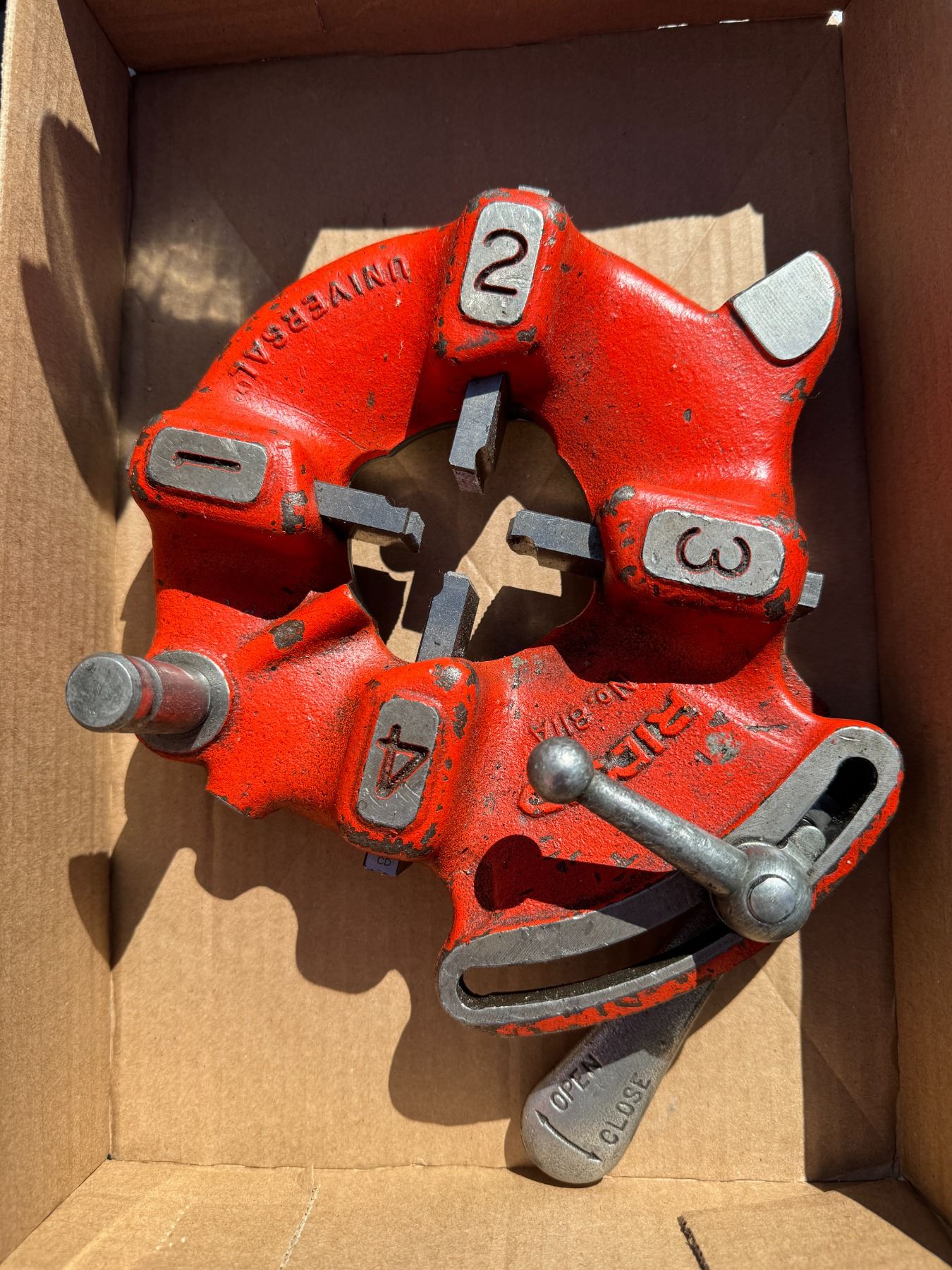 Rigid pipe, threading item