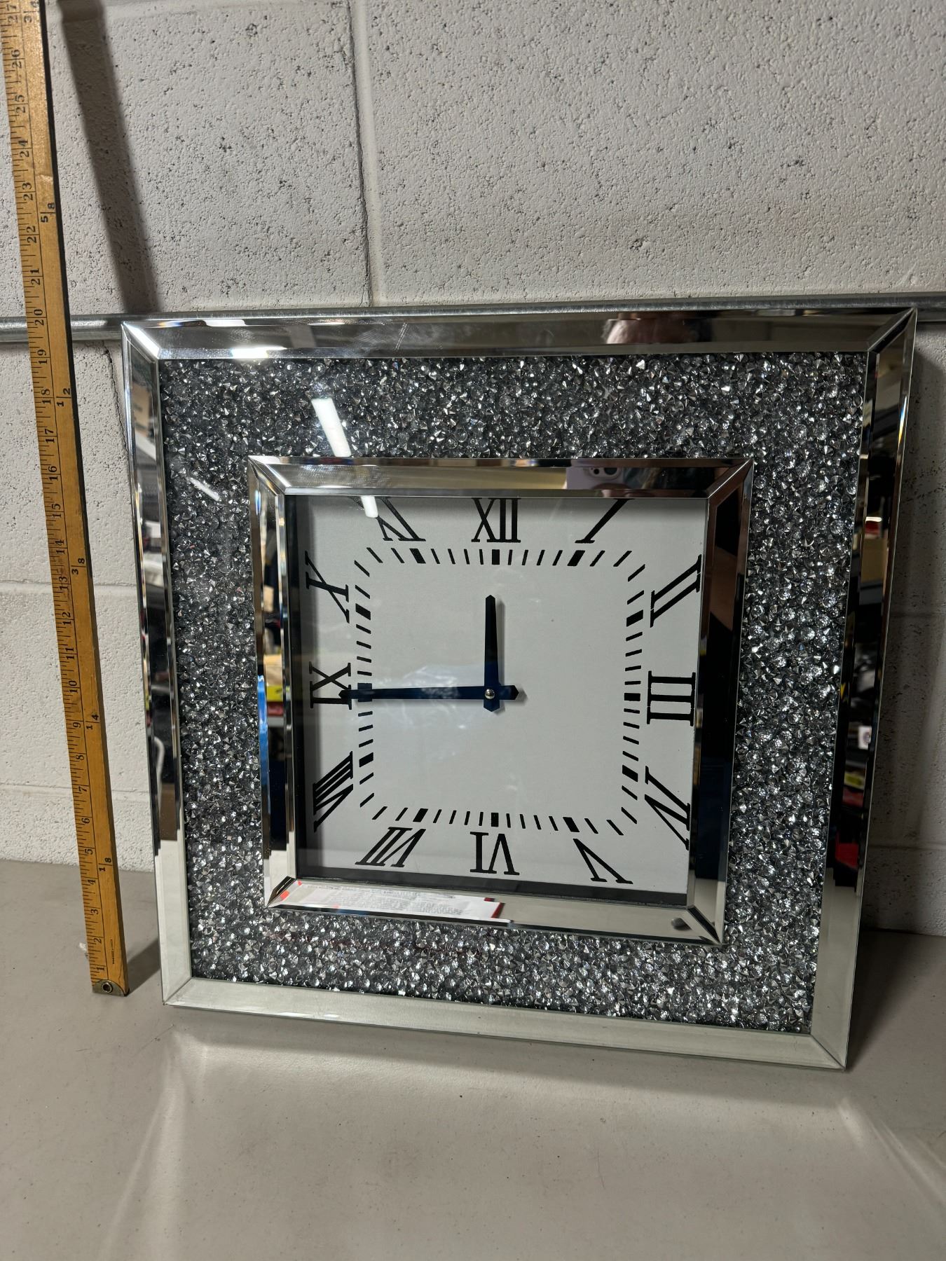 Battery operated bling clock