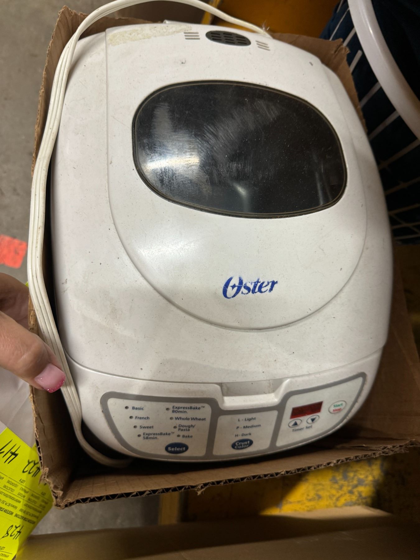 Oster bread maker