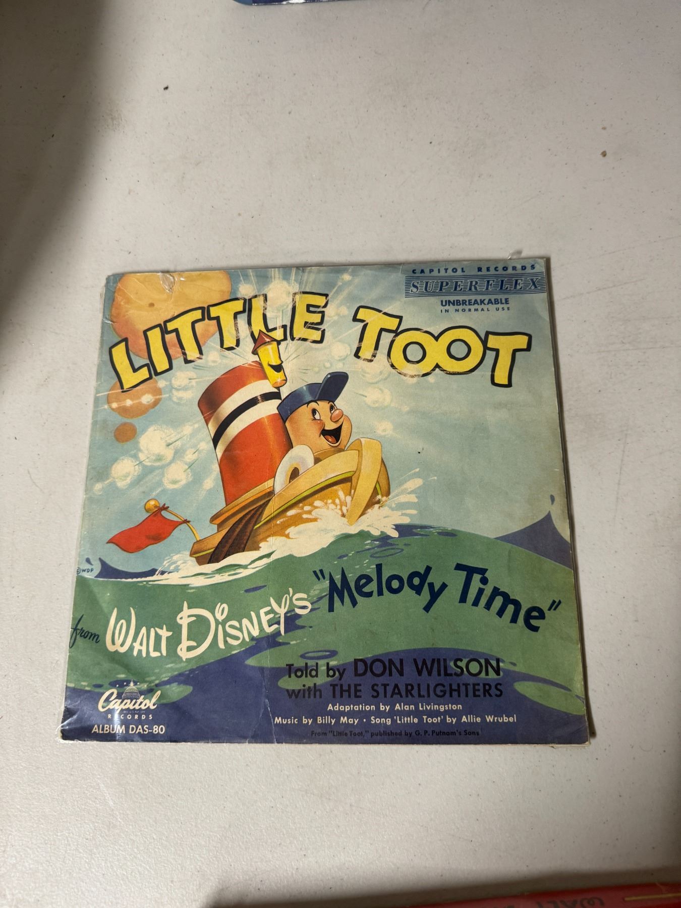 Little toot, Walt Disney record