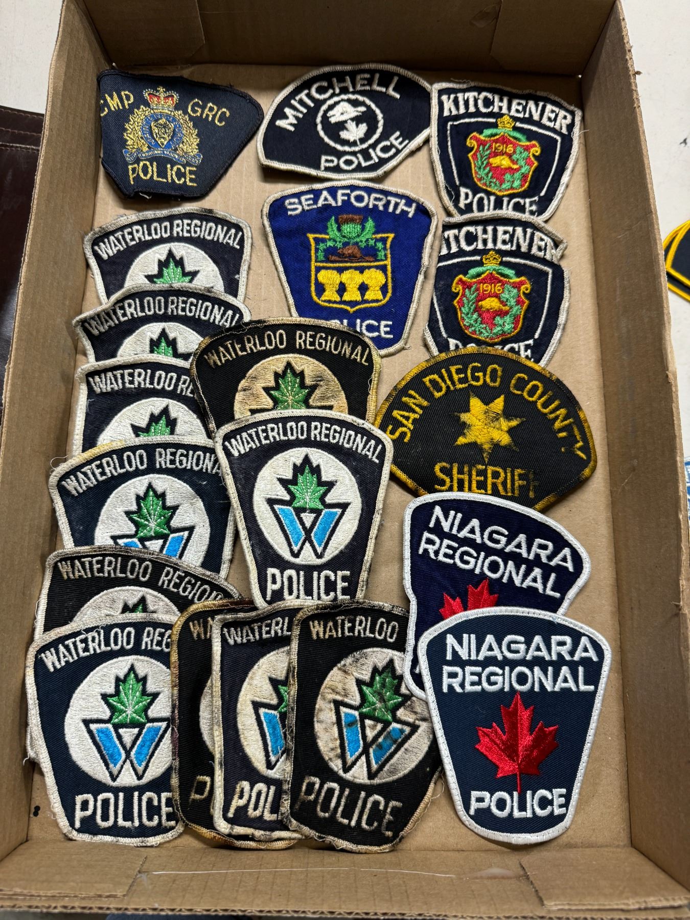 Collectible police and sheriff badges