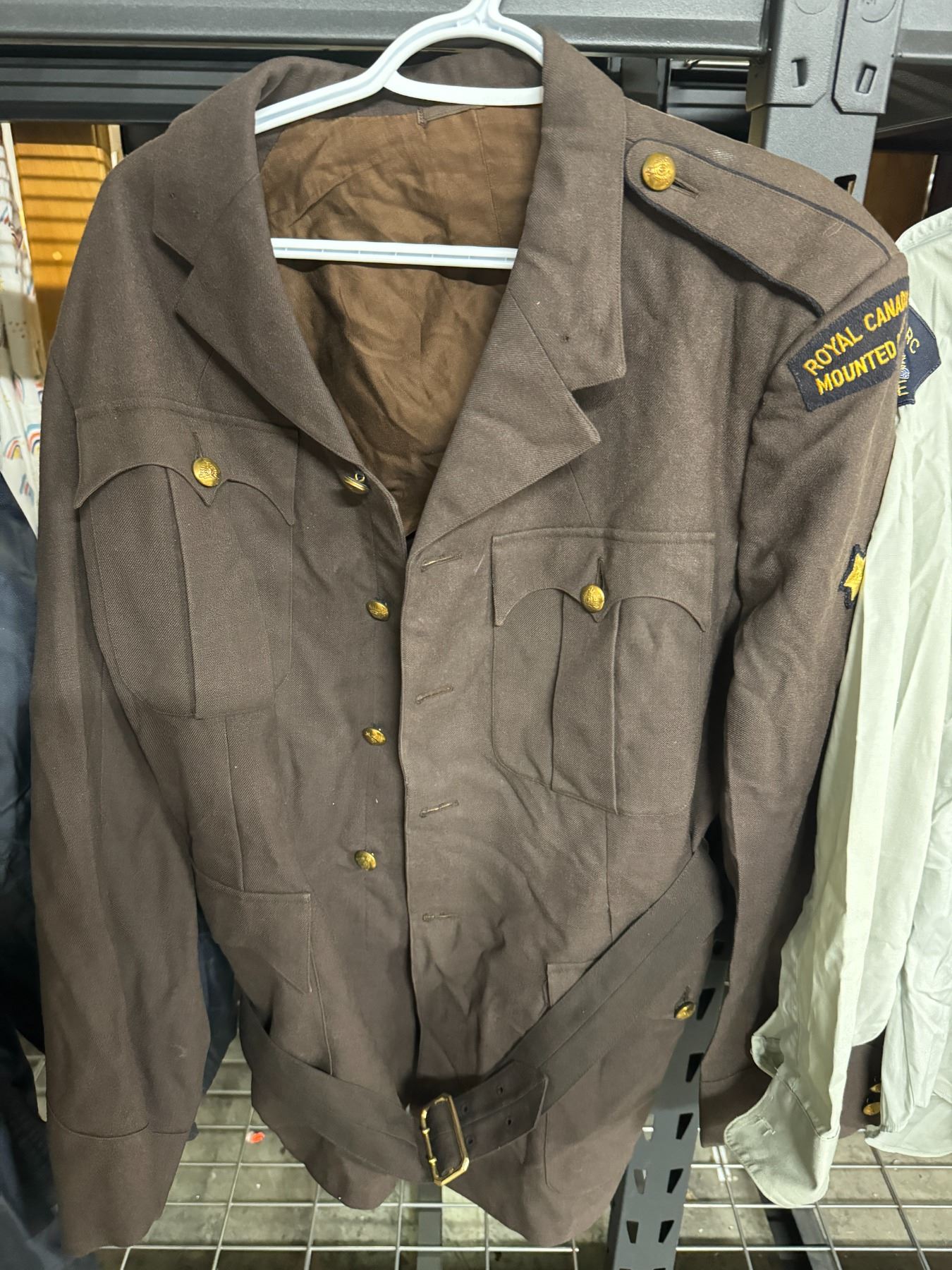 Canadian mounted police uniform coat